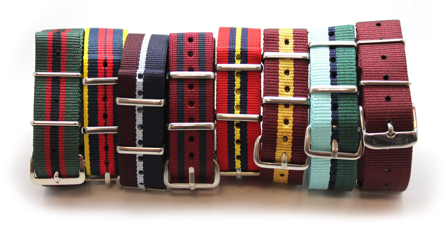British Military regimental watch straps