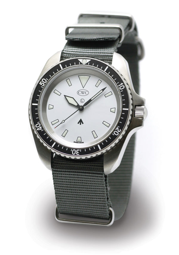 CWC Arctic Radar Diver Watch (White Dial)