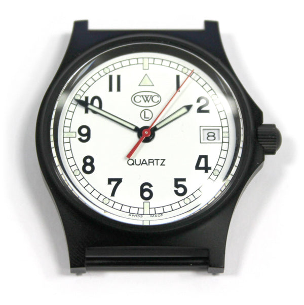 CWC GS Sapphire Subhunter Watch, Black Case with White Dial